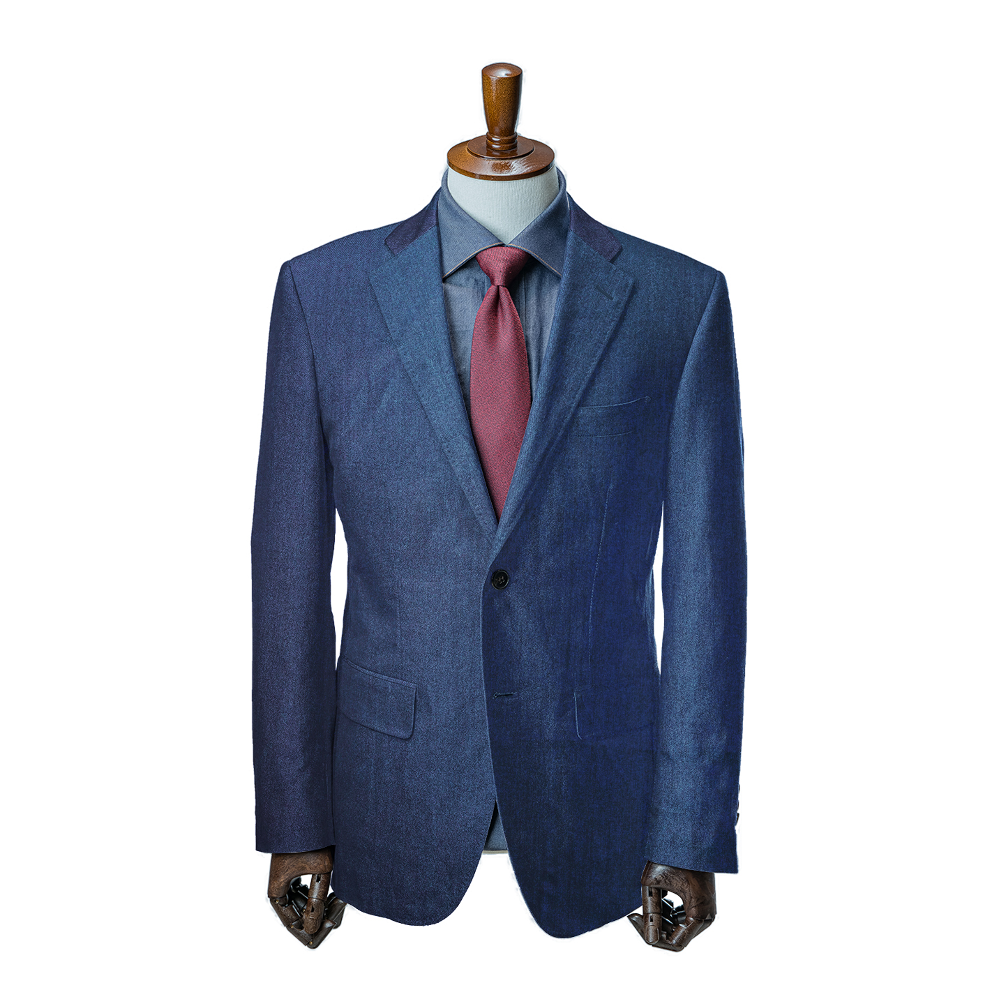 シャインターコイズデニムSN1060-026 | 世界初デニムスーツ専門ブランド｜inBlue ECサイト